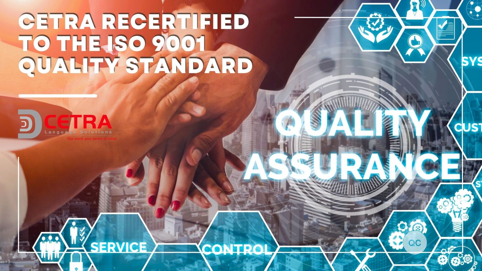 CETRA Recertified to the ISO 9001 Quality Standard - CETRA